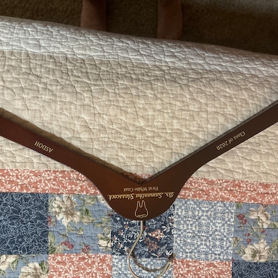 1st White Coat Hanger, Personalized Nurse Practitioner Hanger, Nurse ...