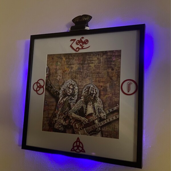 Zoso Symbols Car Decal, Led Zeppelin Zoso Symbols Car Decal, Zoso ...