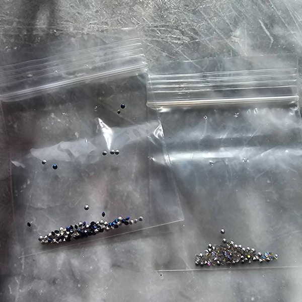 15x Clear Crystal Roses Montees SS20 4.5mm, Vintage Sew-on Crystal ...