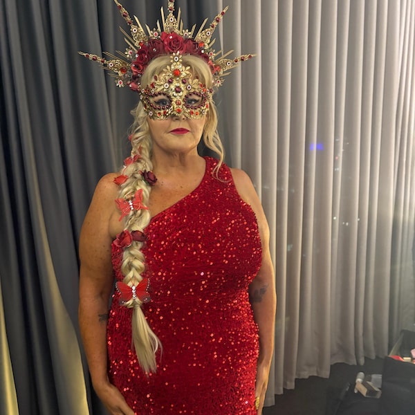 Siren Costume, Siren Mask, Black Siren Mask, Siren Halloween Costume ...