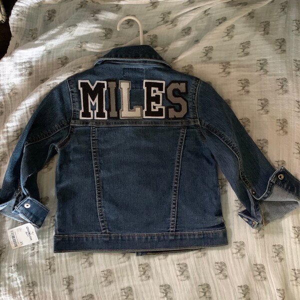 Embroidered Varsity Iron on Letters, School Letters, Varsity Letters ...