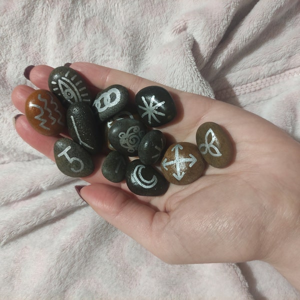 Rainbow Monster Painted Pebbles, Can Be Personalised - Etsy