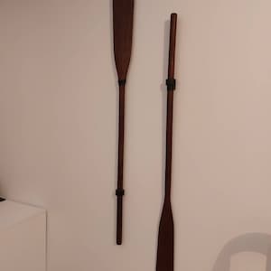 Leather Vertical Paddle Display Hanger, Canoe Row Hook, Wall Hanging ...