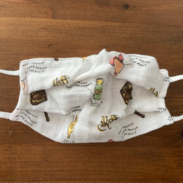 Cotton Muslin Face Mask (bubble Cotton Gauze, Breathable, Soft, Adult ...