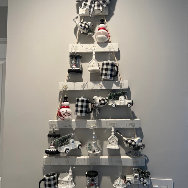 Walnut Hanging 1m Wall Christmas Tree|handmade|christmas Tree ...