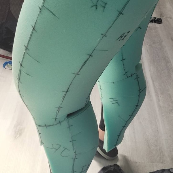 Hollow Foam Dragon Leg Pattern - Etsy UK