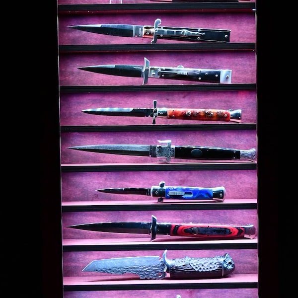 Knife Display Case, Pocket Knive Display Case, Pocket Knife Display ...
