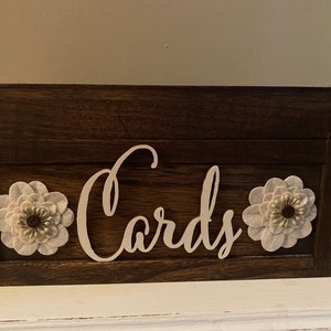 Wooden Cards Sign DIY Wooden Cards Cutout - Etsy