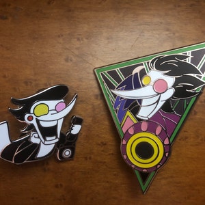 Spamton/spamton Neoglow-in-the-dark Enamel Pin Free Sticker - Etsy