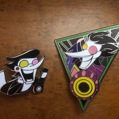 Spamton/spamton Neoglow-in-the-dark Enamel Pin Free Sticker - Etsy