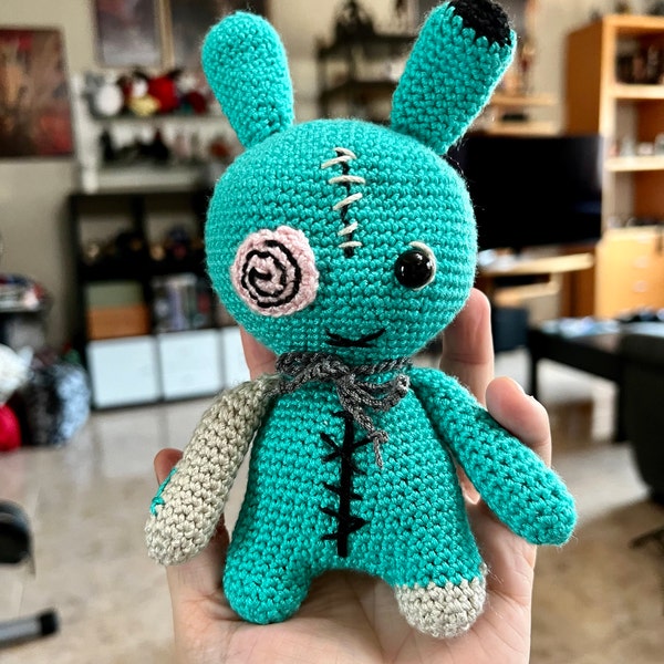 Amigurumi Voodoo Rabbit Crochet Pattern. Creepy Voodoo Bunny, Languages ...