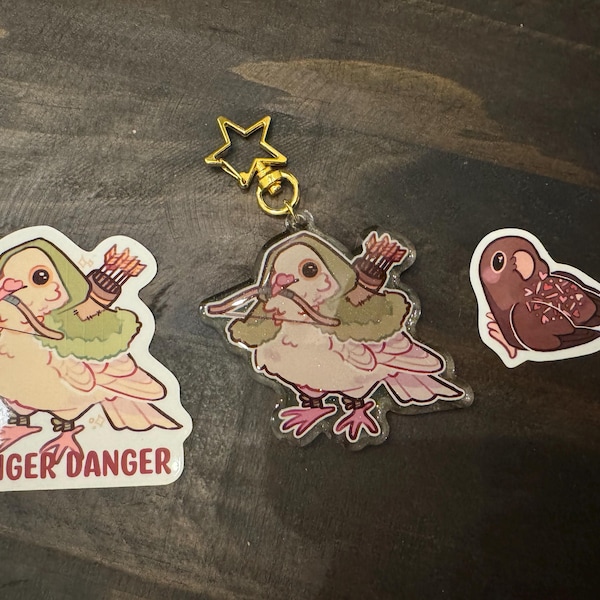 Dnd Class Bird Stickers / Dnd5e Sticker / Pathfinder Sticker / TTRPG ...