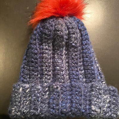 Crochet Pattern / Easy Adult Beanie Made From Rectangle / Beginner ...