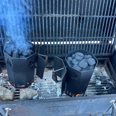 Custom Vertical Fire Pit Grate Chiminea Camping Kiva - Etsy