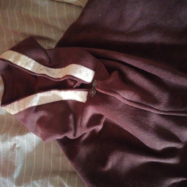 Navy Blue Velvet Wedding Cloak/cape With Hood and Blue /golden Trimming ...