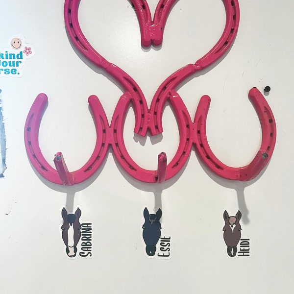 Custom Horse Head Sticker With Name Waterproof Vsco Laptop Water Bottle ...