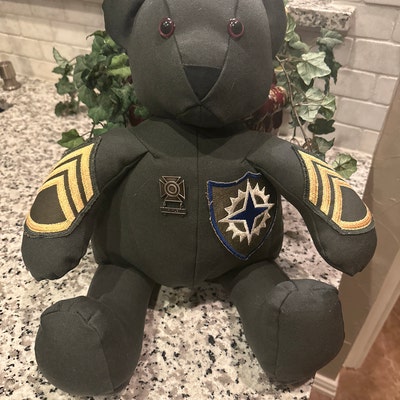Memory Bear, Army Bear, Military Bear, Keepsake Bear, Teddy Bear ...