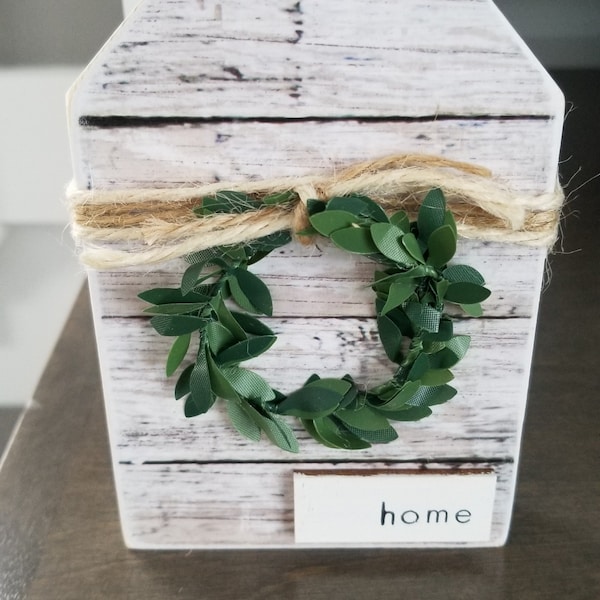 Small Wood House Sign, Wood House, Mini Wood Sign, Mantle Decor Sign ...