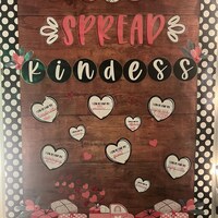 Valentine Love Bulletin Board Kit, Holiday Season Theme, Easy Seasonal ...
