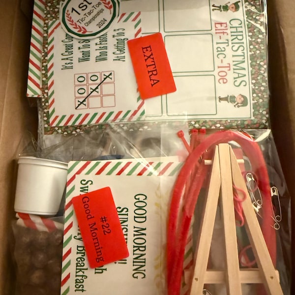 Elf Accessories & Elf Props, 2025 Elf Kit - 12 Day Kit, 24 Day Kit Elf ...