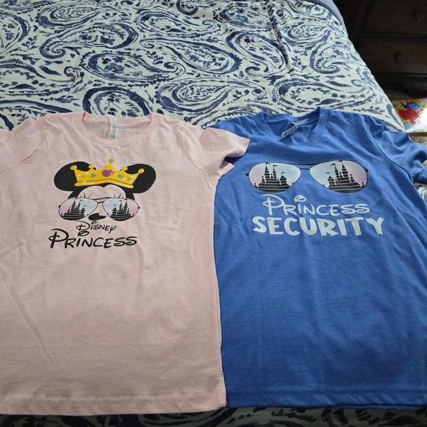 Disney Princess Security Shirts, Disney Princess T-shirt, New Dad ...