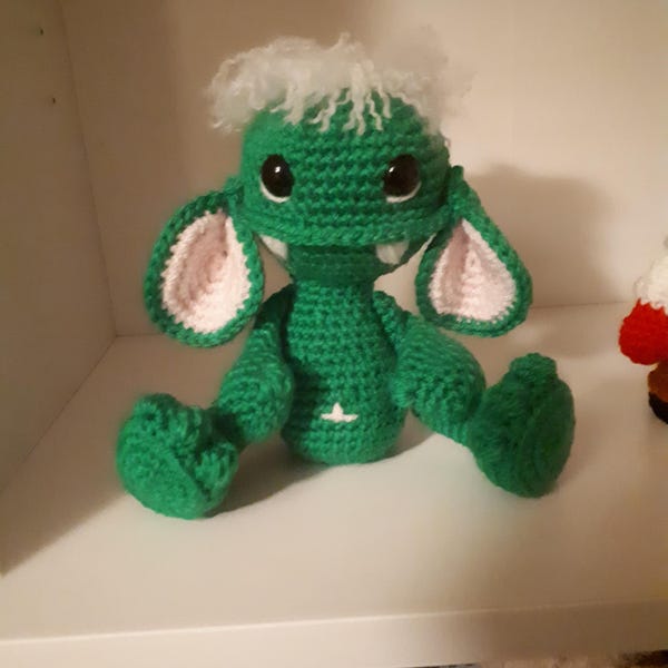 The Goblin Thing Crochet Pattern Pdf Mythical Creatures Crochet ...
