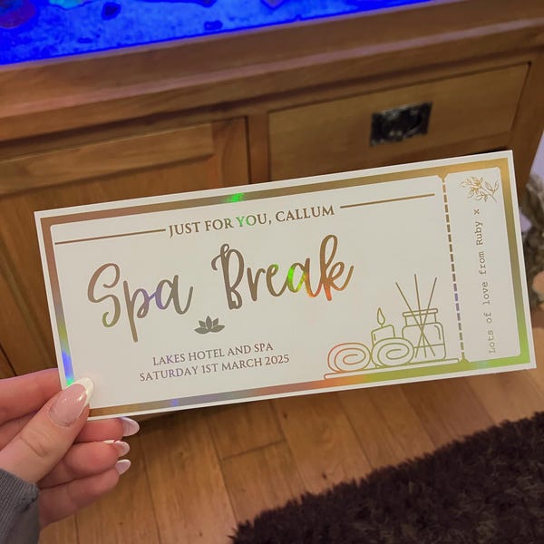 Holiday Golden Ticket Scratch Card Reveal Boarding Pass Destination ...