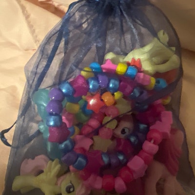 2D DNA Rainbow Kandi Cuff Bracelet in Black or White. Perfect for Any ...