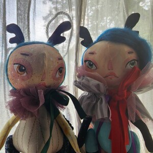 Mini Man Rag Doll, Fabric Bearded Man Doll, Man Beard Doll,handmade ...