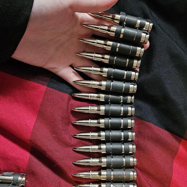 Bullet Belt,punk Belt,gothic Belt,heavy Metal Bullet Belt,punk Fashion ...
