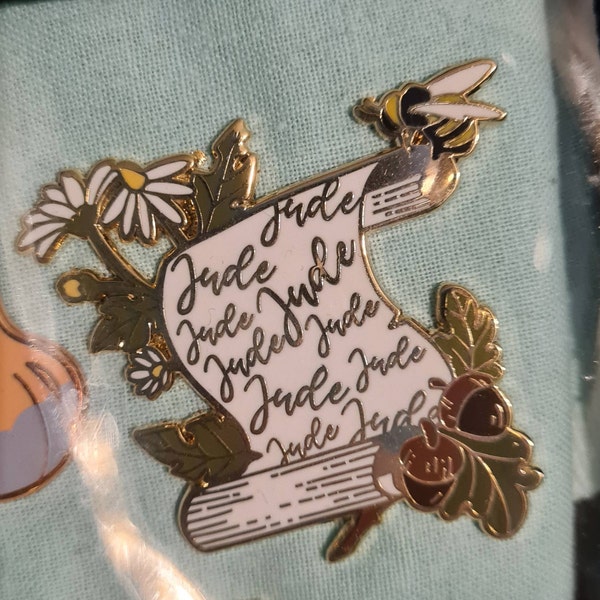 Jude Letter the Cruel Prince Enamel Pin - Etsy