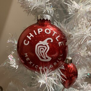 Chipotle Inspired Christmas Ornament, Novelty Chipotle Inspired ...