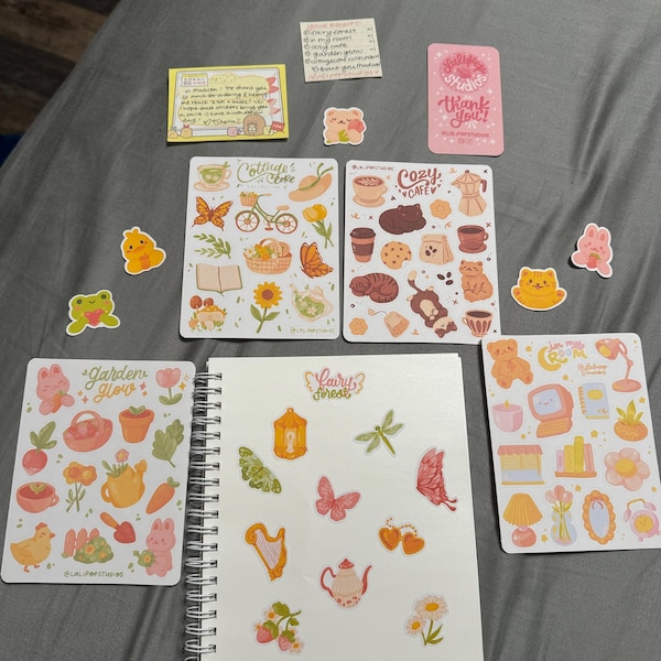 Fairy Forest Sticker Sheet | Aesthetic Fairycore Stickers, Bullet ...