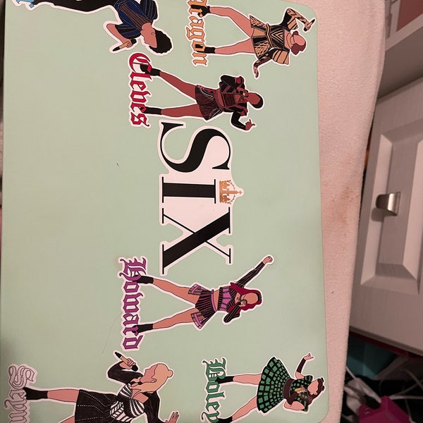 Six the Musical Vinyl Stickers. Great Gift for Any Fan of Six the ...