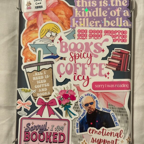 Disco Ball Sticker, Pink Bow Sticker, Kindle Sticker, Laptop Decal ...