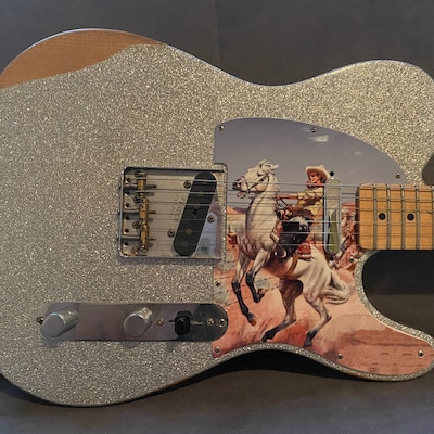 Custom Graphical Pickguard to Fit Fender Tele Telecaster Horseback - Etsy