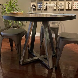 Dining Table Leg for ROUND EXTRA LARGE Table Top,industrial Style Table ...