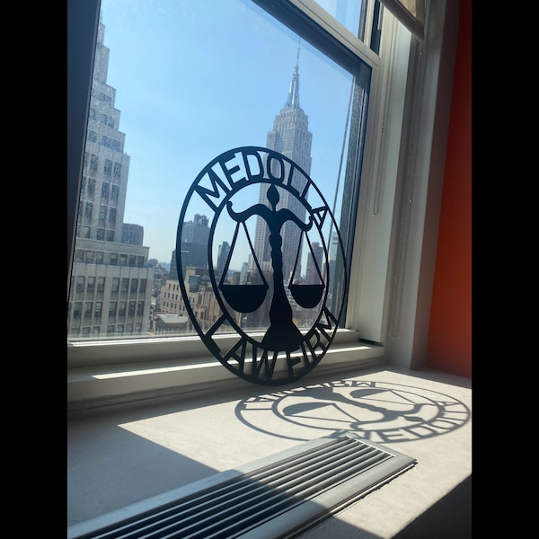 Custom Law Firm Metal Sign, Personalized Lawyer Sign, Lawyer Gift ...
