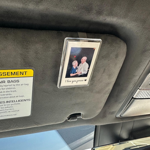 Resin Photo Car Vent Clip, Picture Car Accessory, Polaroid Car Photo ...