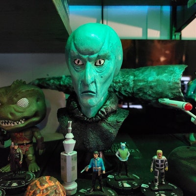Star Trek TOS Balok's Puppet Mini Resin Bust Sculpture Blank Unpainted ...