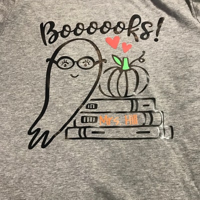 Halloween Booooks SVG Cutting File, Reading Teacher, English Teacher ...