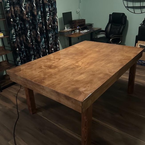 Board Game Table With Removable Topper, RPG Gaming Table, Convertible ...