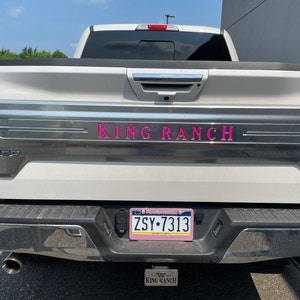 Tufskinz Tailgate Letter Inserts Fits 2018-2020 F-150 King Ranch 9 ...