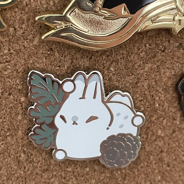 Snow Bunny Pin - Etsy