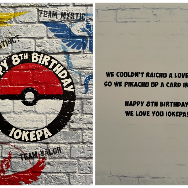 PERSONALISED BIRTHDAY CARD - Steve Cake - Minecraft Themed Gamer ...
