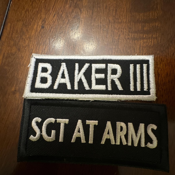 Iron-on/sew-on/ Custom Embroidered Name Tag/ Personalized Name Patch ...