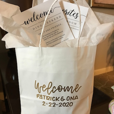 Printable Wedding Welcome Card, Welcome Bag Insert, Welcome Card ...