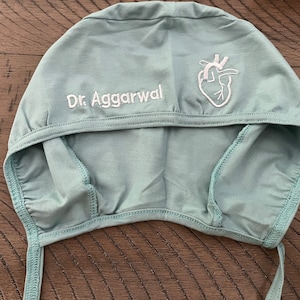 Custom Embroidered Personalized Scrub Cap, Crna Gift, OR / ER / ICU ...