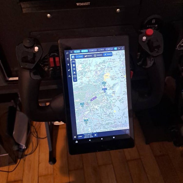 Premium Tablet & Phone Flight Simulator Stand - Honeycomb Alpha, Bravo ...