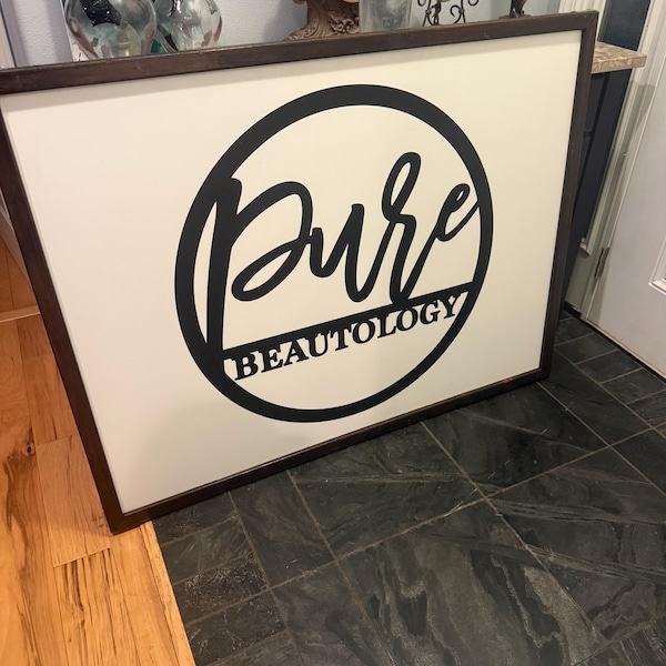 Branded Logo Sign, Custom Logo Sign, OUTDOOR Storefront Sign, PVC ...